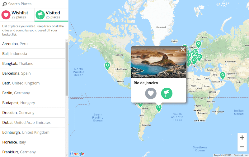 Travellyst: Create Your Online Travel Map